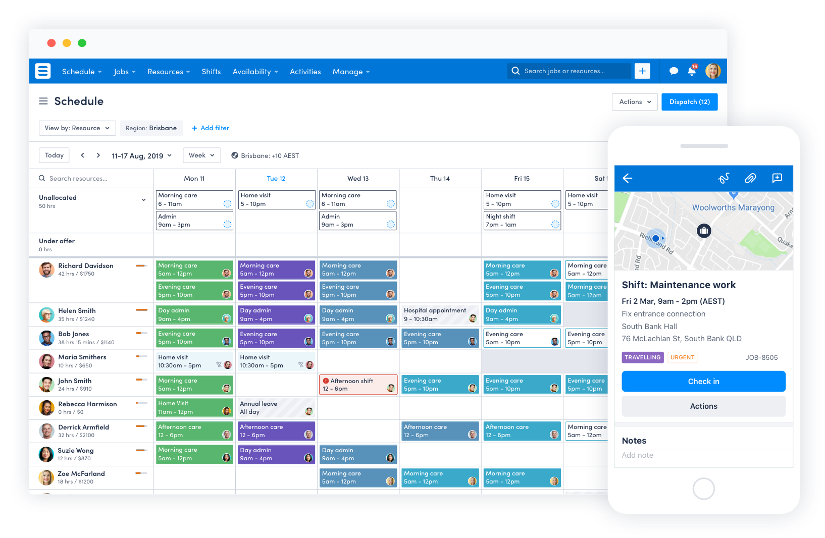 Scheduling and Rostering Software | Skedulo