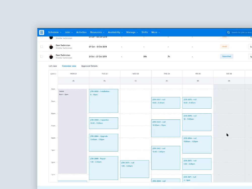 Marketplace: Timesheet Console | Skedulo