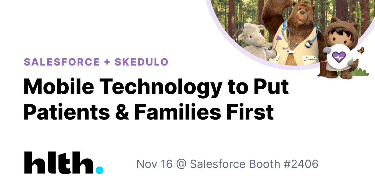 Meet us at HLTH 2022! | Skedulo