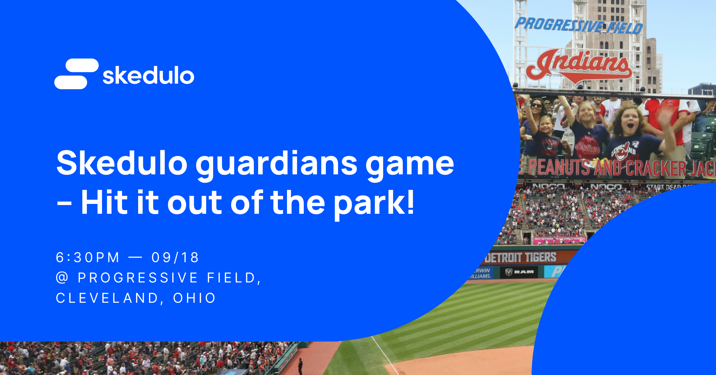 Join the Skedulo team at Progressive Field for a Guardians vs. Twins ...
