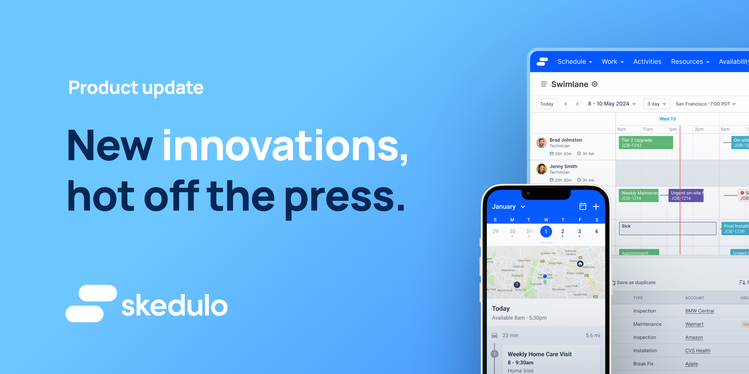 Skedulo's Newest Product Release is Here! | Skedulo